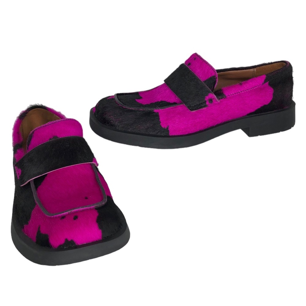 Camper Lab Mil 1978 Pink & Black Calf Fur Chunky Loaf… - Gem